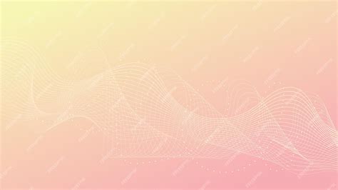 현대적인 창의적인 그래픽 디자인을 위한 노란색 배경의 추상적인 미래형 선과 기하학적 모양 프리미엄 벡터