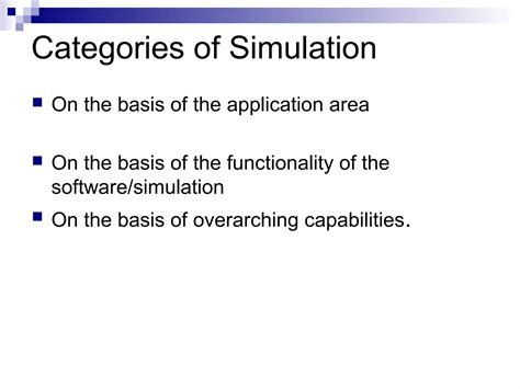Computer Simulation Ppt