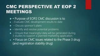 Cmc And Post Regulatory PPTX