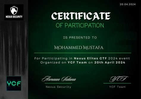 Cybersecurity Ctf Nexuselites Continuouslearning Ycfteam