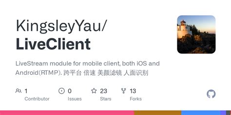 github kingsleyyau liveclient livestream module for mobile client