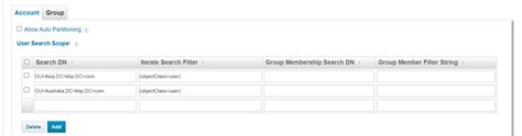 Detailed Explanation Of User Search Scope And Group Search Scope In