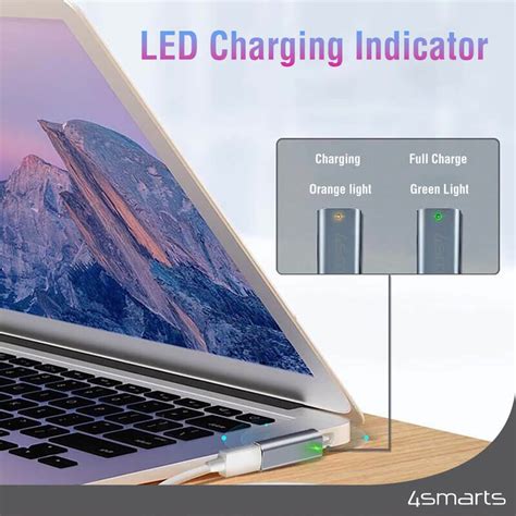 4smarts USB-C PD 100W to MagSafe 2 Adapter - преходник от USB-C към ...