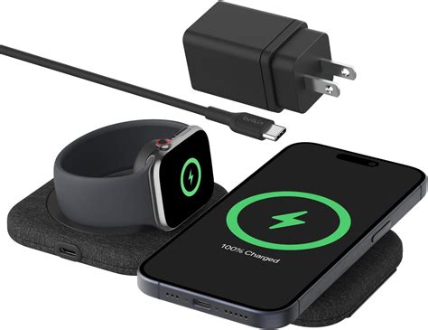 Belkin Magsafe Compatible 2 In 1 Wireless Charger 15w Fast
