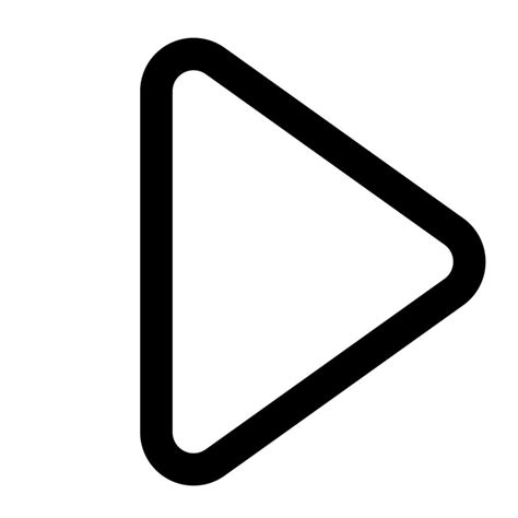 Play Of User Interface Outline Icon Set 22525975 Vector Art At Vecteezy