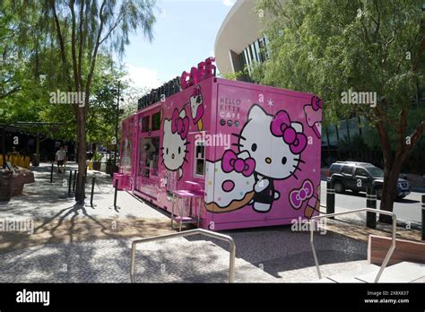 Las Vegas Nevada Usa 15th May 2024 Hello Kitty Cafe At New York New