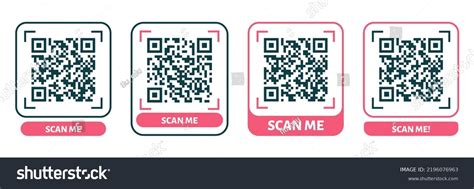 Scan Me Qr Code Design Qr Stock Vector Royalty Free Shutterstock
