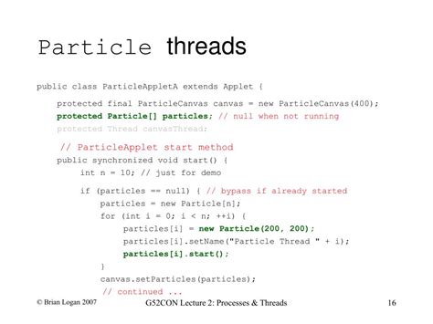 Ppt G52con Concepts Of Concurrency Lecture 2 Processes And Threads