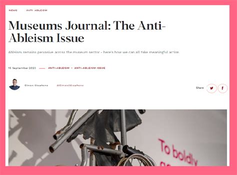 Press Museums Journal The Anti Ableism Issue The Sensational Museum