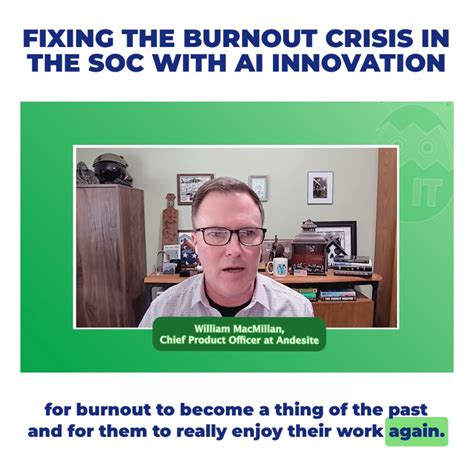Andesite Cpo William Macmillan Discusses The Soc Burnout Crisis At The Pair Program Andesite