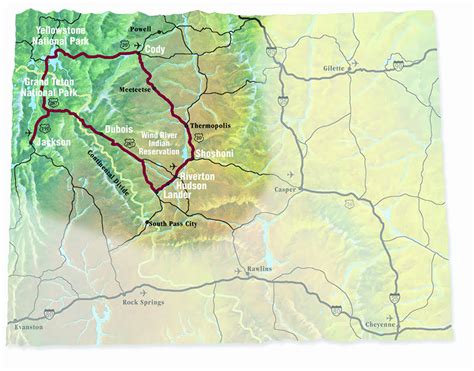 Circle The Continental Divide Wind River Country
