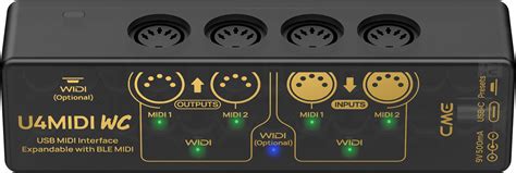 CME U4MIDI WC MIDI Interface With Router Filter Mapper And Optional WIDI