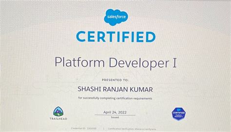 Shashi Singh On Linkedin Salesforce Salesforcepd1 Salesforcecertified