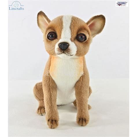 Mini Chihuahua Plush Soft Toy By Hansa 8422 Lincrafts Est 1993 Brand