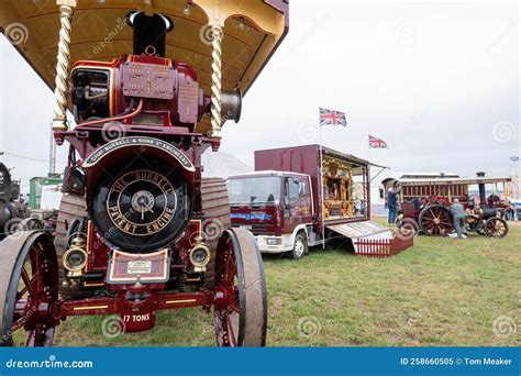 Burrell Showmans Traction Engine Editorial Image Image Of Horizontal