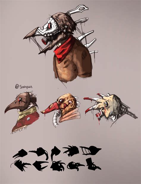 Plague Doctor Mask Drawing