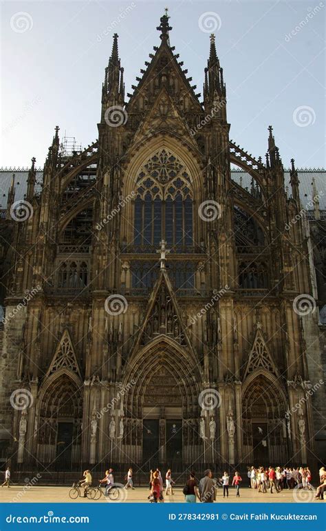 Exterior Of Gothic Architecture Dome Cathedral Editorial Photo Image