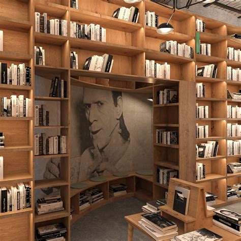 Frankestayn Bookstore Conceptual Design 2 Behance