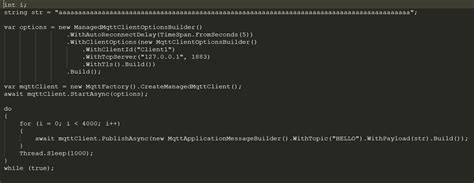 PublishAsync Increase Memory Consumption Over Time Issue Dotnet MQTTnet GitHub