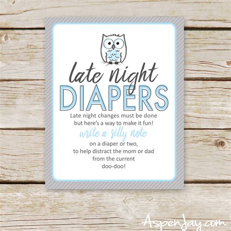 Blue Owl Late Night Diapers Aspenjay
