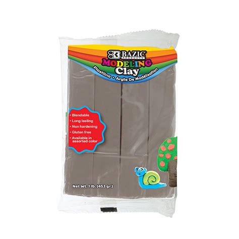 Bazic 1 Lb Gray Modeling Clay