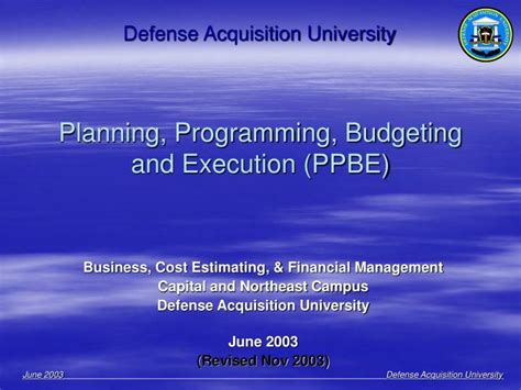 ppt planning programming budgeting and execution ppbe powerpoint