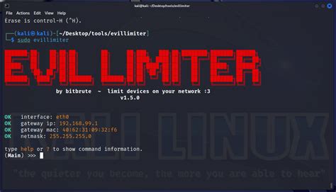 How To Use Evil Limiter On Kali