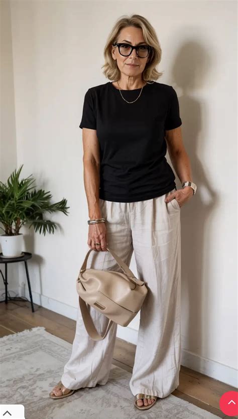 Over 50s Womens Style Linen Outfits 50 Year Old Style For 50 Year