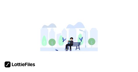 Free Sitting On Bench Animation By Dev Ashish Deval Lottiefiles