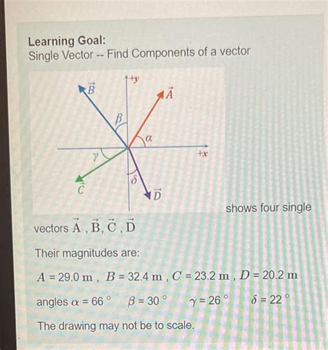 Solved Learning Goal Single Vector Find Components Of A Chegg