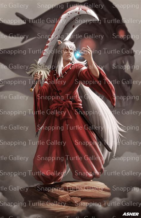 Inuyasha Poster Posters Prints And Visual Artwork Snapping Turtle