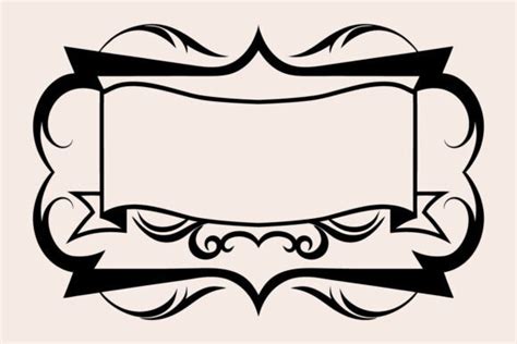 Elegant Scroll Frame With Ribbon Banner Graphic By Nurearth · Creative