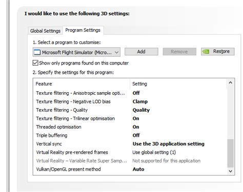 Unusual Problem Anti Aliasing Install Performance And Graphics Microsoft Flight Simulator
