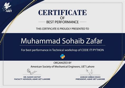 Muhammad Sohaib Zafar On Linkedin Asmeuet Pythoncourse Setting The Standards