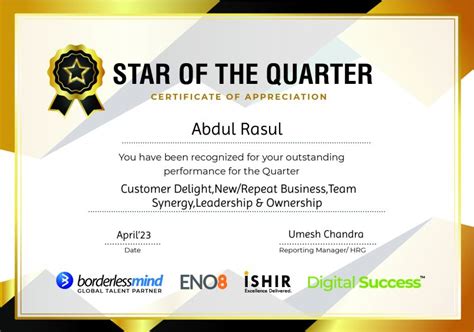 Ishir On Linkedin Ishir Celebrates Its Stars Here Are Some Gems From This Month And Quarter
