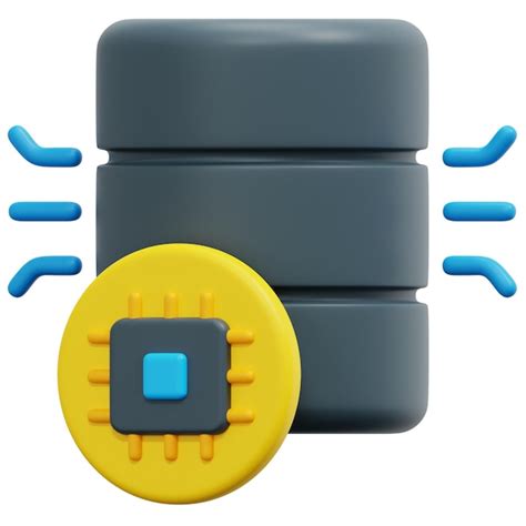 Premium Photo Data 3d Render Icon Illustration