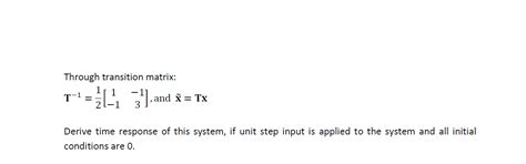 solved question 7 a control system state space model is