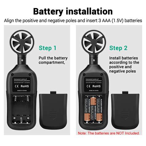 Aneng High Precision Handheld Digital Anemometer W Grandado