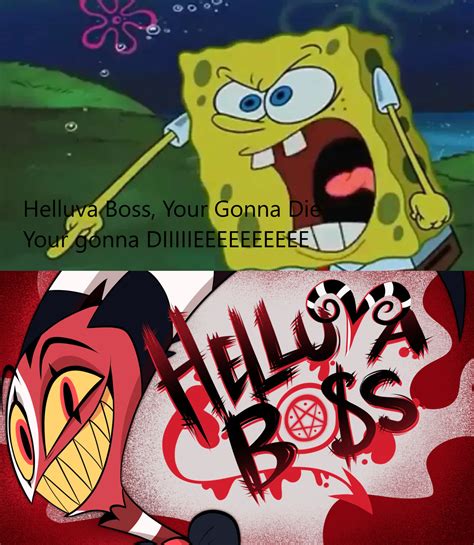 Spongebob Explodes Helluva Boss By Metaknightthegreat On Deviantart