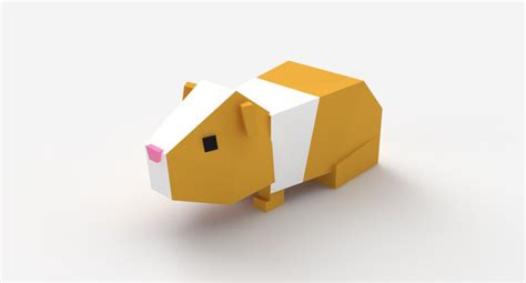 3d Model Animals Blocky Turbosquid 1408046