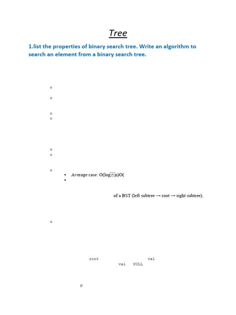 Tree Pdf Algorithms Computer Programming