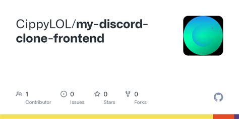 Github Cippylolmy Discord Clone Frontend