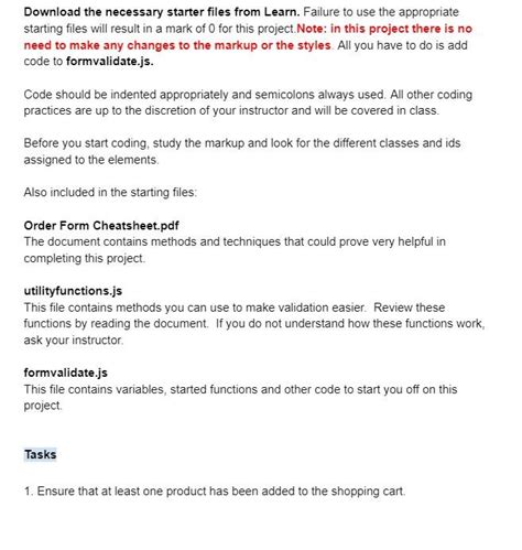Solved Download The Necessary Starter Files From Learn
