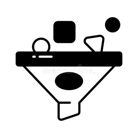 Data Filtering Vector Design In Trendy Style Concept Icon Of Data Extraction Stock Vector