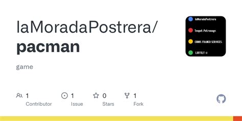 GitHub LaMoradaPostrera Pacman Game