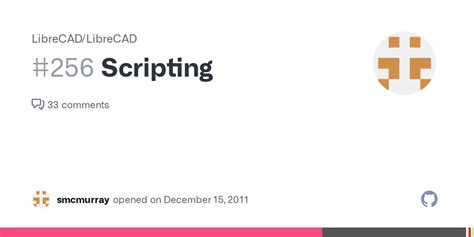 Scripting · Issue 256 · Librecadlibrecad · Github