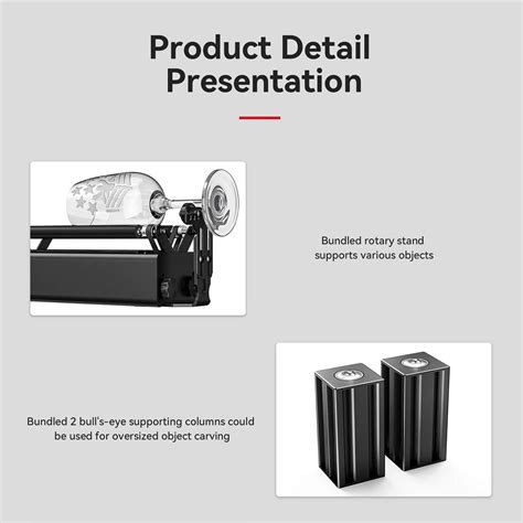 Buy Atomstack R3 Pro Laser Engraver Y Axis Rotary Roller Set Engraving