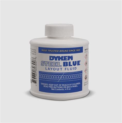 Dykem Layout Fluid 4 Oz Zees Knife Supplies