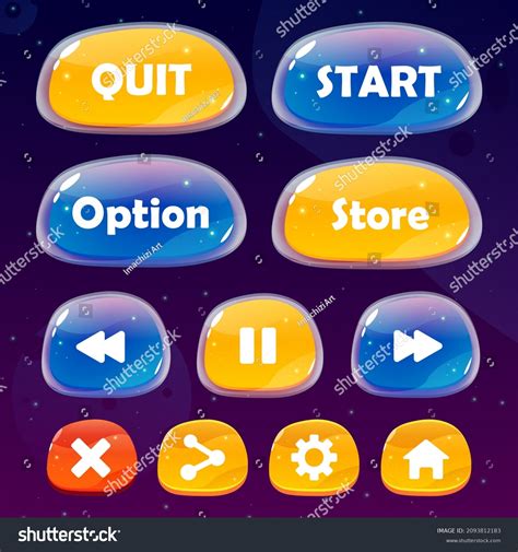 Game Ui Menu Images Stock Photos Vectors Shutterstock