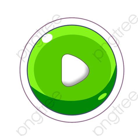 Green Start Button Button Clipart Green Round PNG Transparent Clipart Image And PSD File For